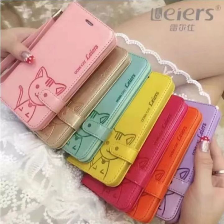 เคสฝาพับหนัง Domicat สำหรับ มือถือ Oppo A98 A16k A12 F9 A3s A5s A7 A71
