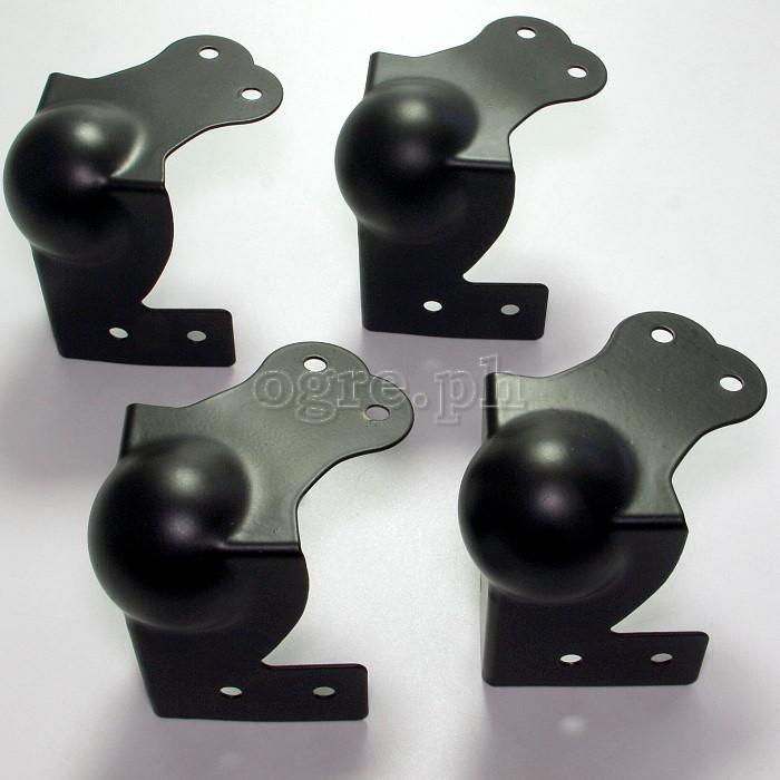 Flight Case Large Combination Ball Corner / Brace MB01-B, 6 Holes 70mm ...
