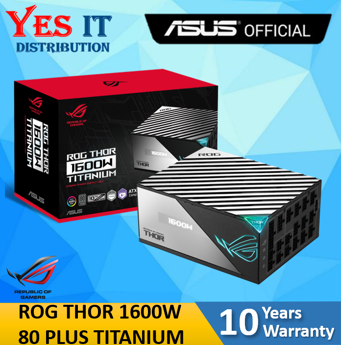 ASUS ROG Thor 1600W Titanium 80+ Fully Modular Power Supply | Lazada
