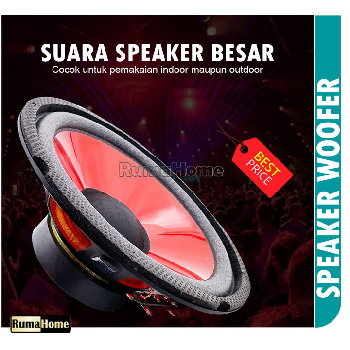 Speaker woofer Bass Woofer 8 inch dan 10 inch Audio | Lazada Indonesia
