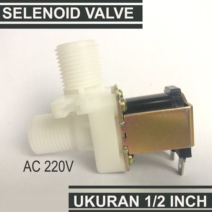 Selenoid Valve Electric 220 Volt Keran Air Otomatis Pneumatic Pressure ...