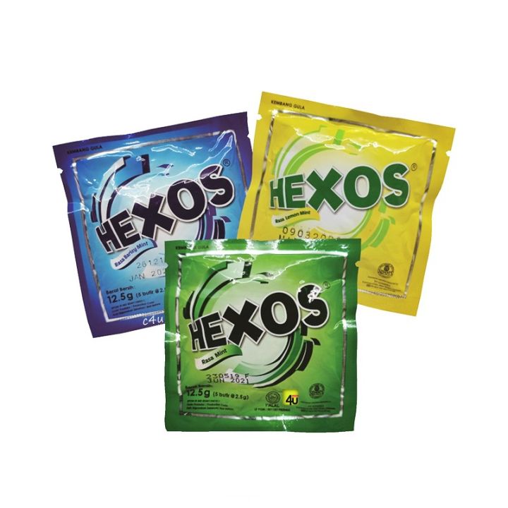 HEXOS - Permen Mint - 1 SACHET Isi 5 butir | Lazada Indonesia