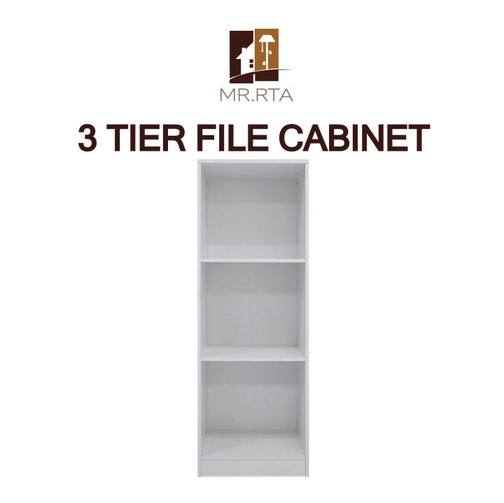 MR.RTA Office File Cabinet 3 Tier/A4 Bookshelf/Rak Buku 3 Tingkat/Home ...