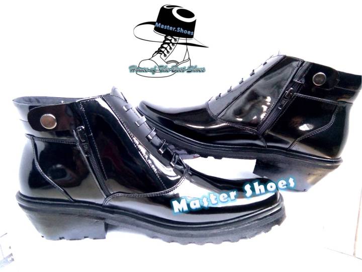 Sepatu PDH Perwira Tinggi 03.Ceko Premium Quality Kulit asli mengkilap ...