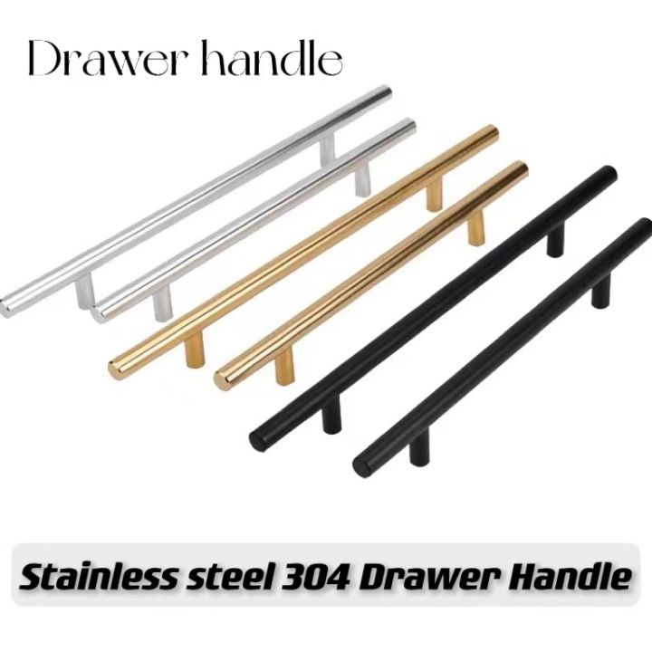 Cabinet Drawer Handle Stainless Steel 304 Pull wardrobe cabinet handles ...