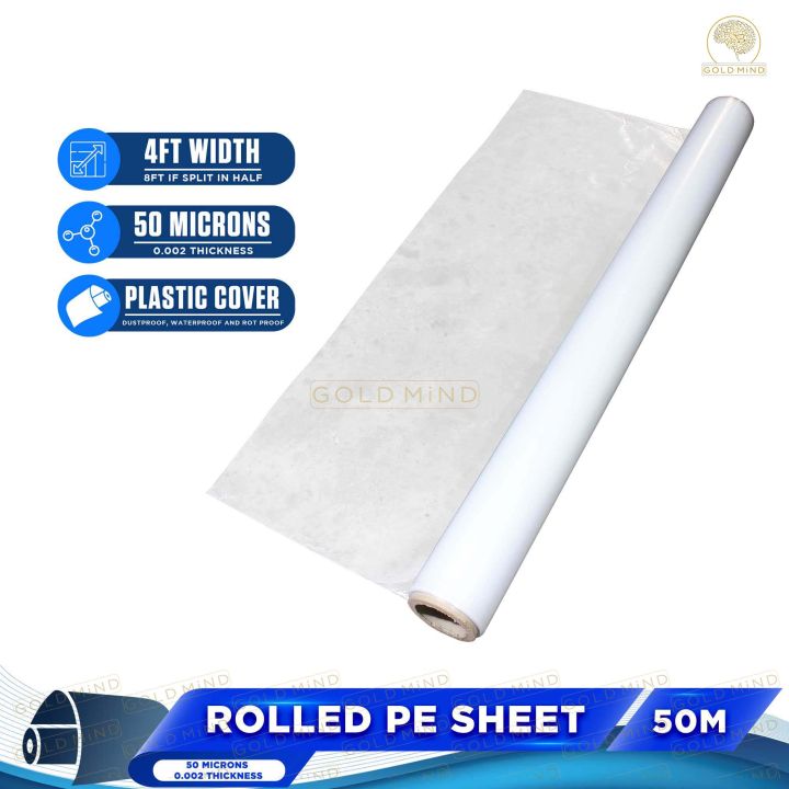 PE Sheet Polyethylene Tube 4ft Tube , 25 Meter / 50 Meter Length x ...