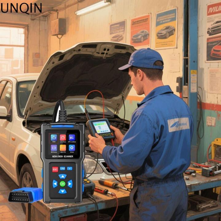 UNQIN Digital Display T200 Car Fault Diagnosis Instrument Color Screen ...