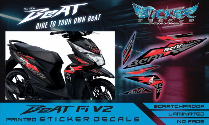 Beat fi v2 Sticker Decals | Lazada PH