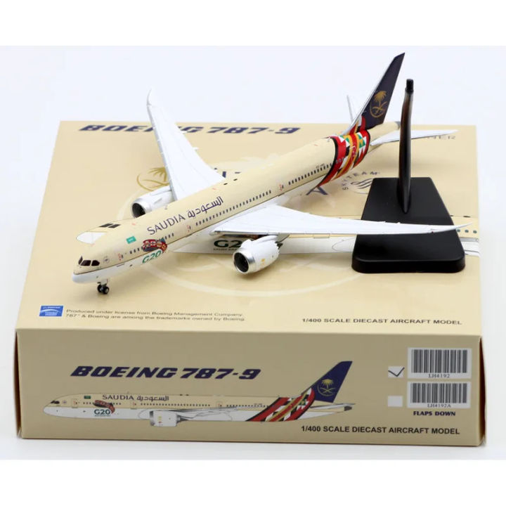 1:400 JC Wings LH4192 Alloy Collectible Airplane Saudi Arabia "Skyteam ...