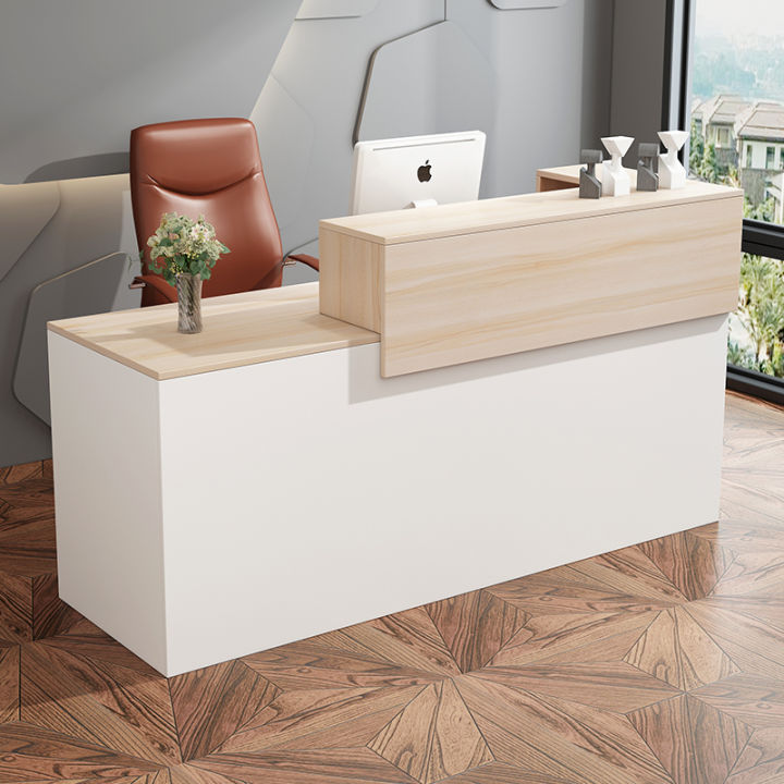 Cashier shop small clothing store front desk reception desk simple ...