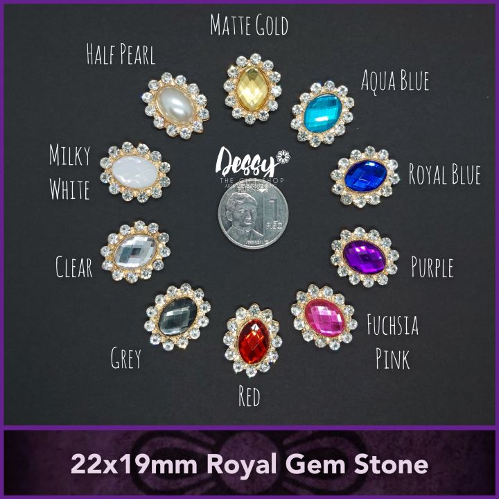 19x23mm Royal Gem Stone (1pc) | Lazada PH