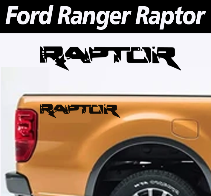FORD RAPTOR 2Pcs Side Bed Lettering Decals Sticker | Lazada PH