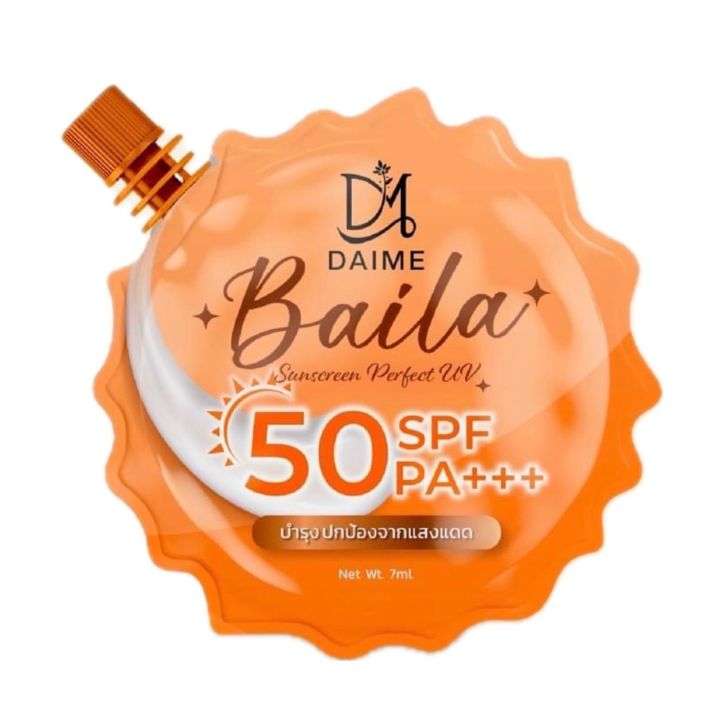 กันแดดใบล่า Baila Sunscreen Perfect UV SPF50PA+++ ( ซอง ) | Lazada.co.th