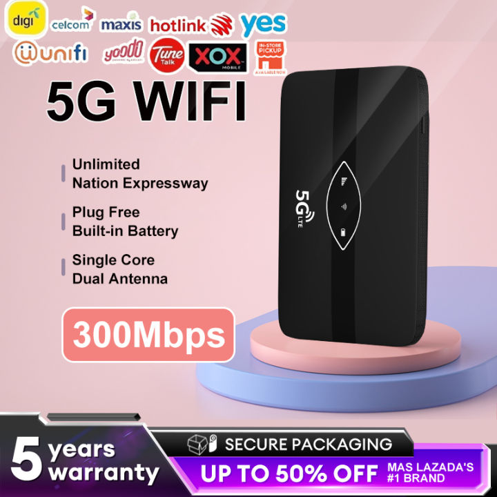 WiFi Router 5G Modem High Speed Up To 300 Mbps Unlimited Modifi 5G ...