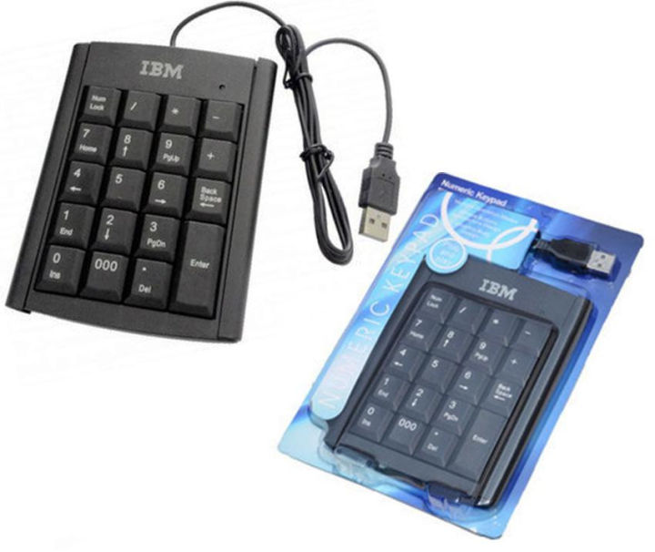 18-key IBM Numpad / Number / Numeric Keypad Black | Lazada PH