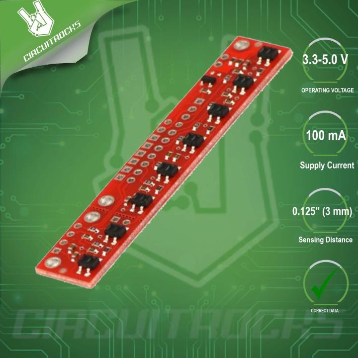 Circuitrocks QTR-8RC Reflectance Sensor Array | Lazada PH