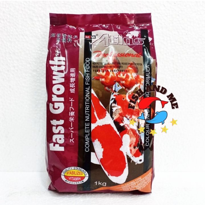 ATLAS FAST GROWTH FISH FOOD (1kg) | Lazada