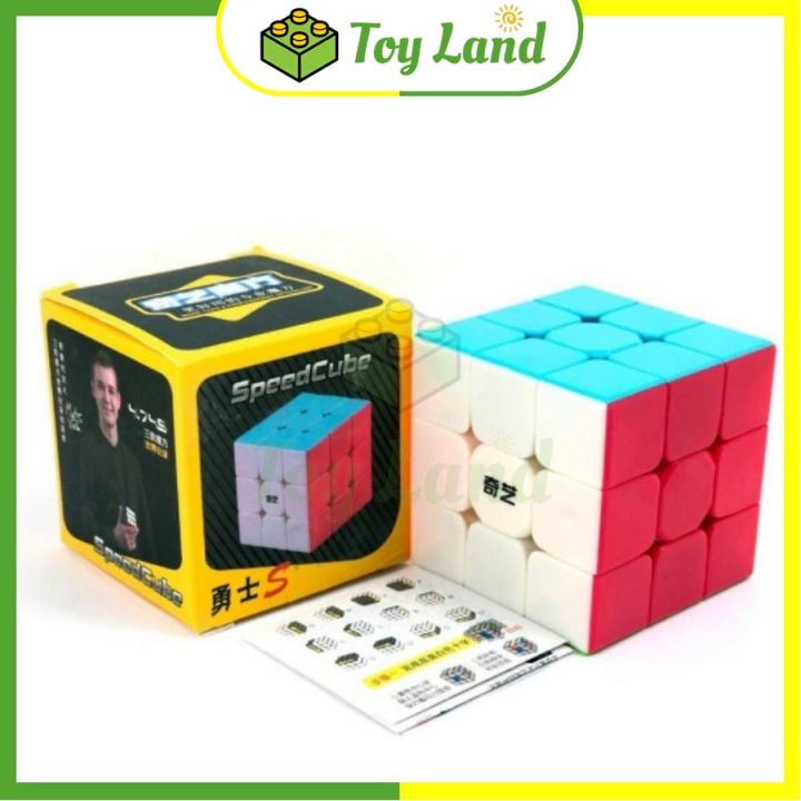 Rubik 3x3 Warrior S QiYi Stickerless Rubic 3 Tầng 3x3x3 Không Viền Đồ ...