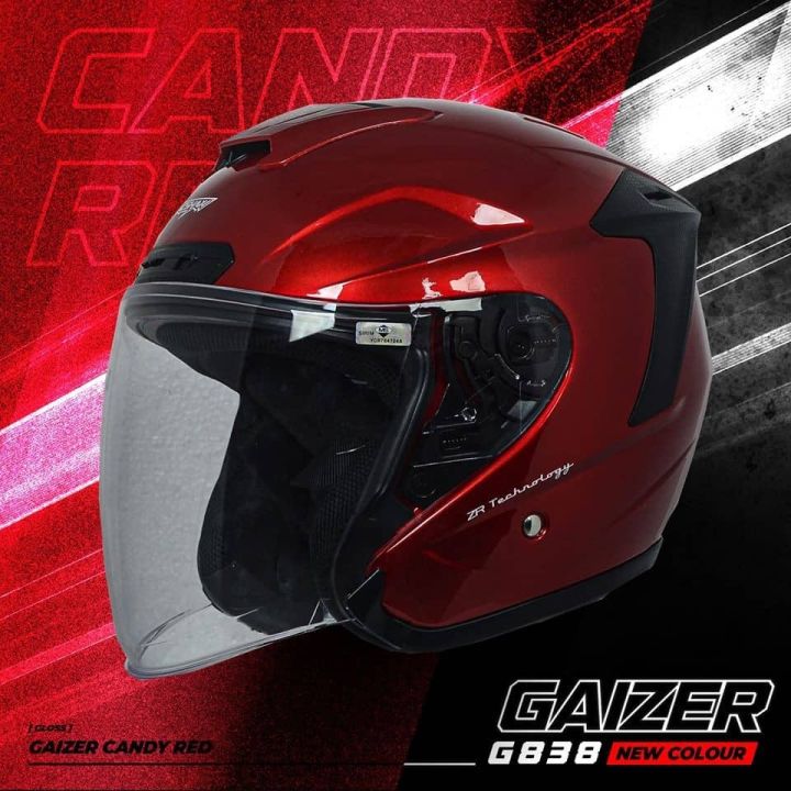 Gracshaw Gaizer Open Face Helmet Plain Colour ARC | Lazada