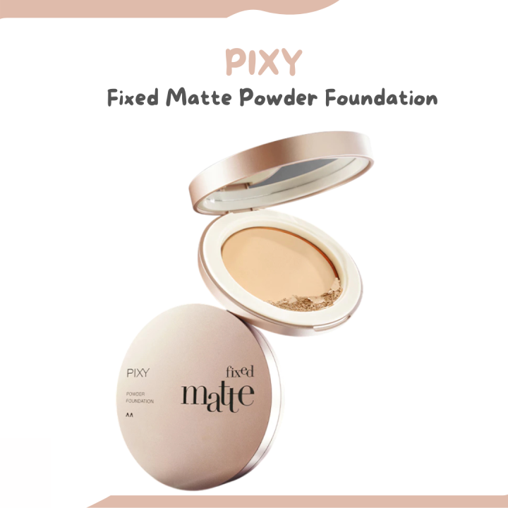 Pixy Fixed Matte Powder Foundation 9,5g/Bedak Padat | Lazada Indonesia