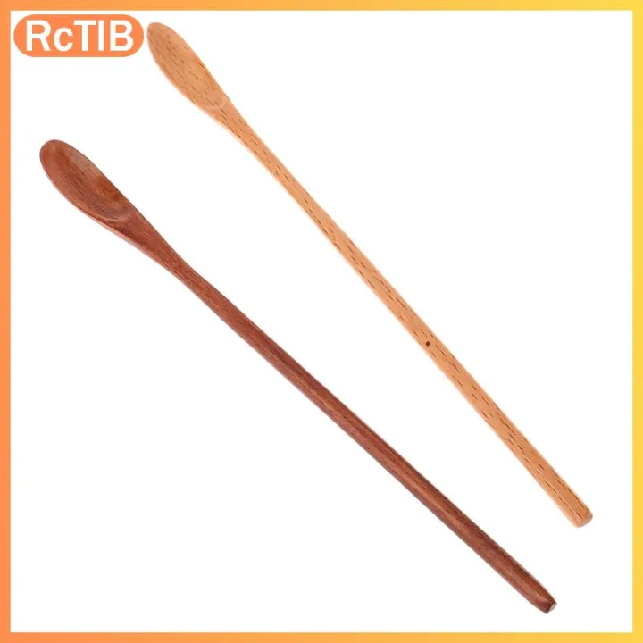 RcTlB 1Pc Wooden Spoon Kitchen Cooking Utensil Honey Dessert Coffee ...