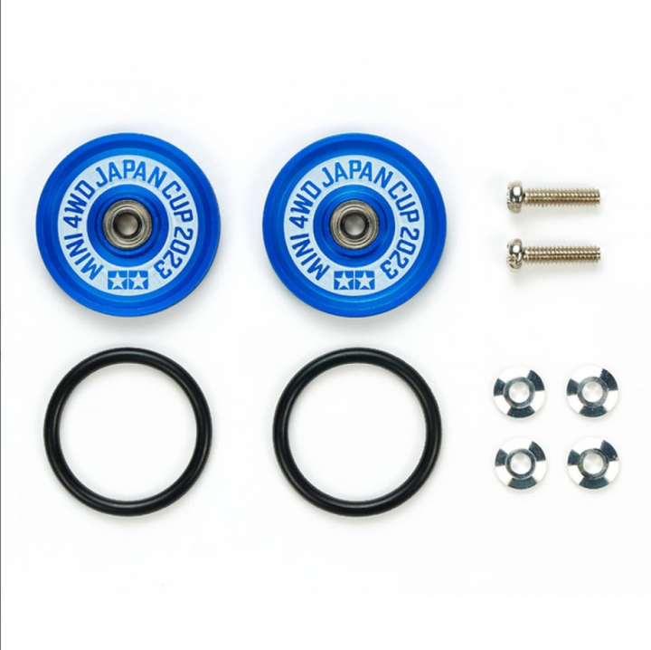 Tamiya mini 4wd 19mm Aluminum Ball-Race Rollers Ball Race Set J-CUP ...