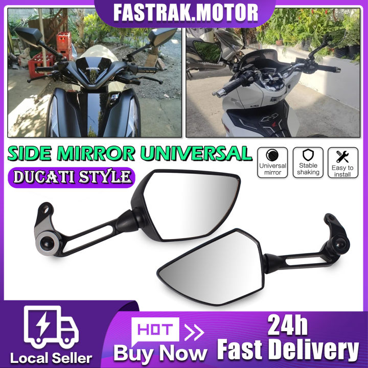 Ducati Side Mirror Foldable Surfy Motorcycle Side Mirror For Nmax Aerox ...