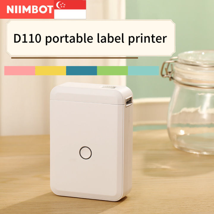 (SG STOCK) NIMBOT D110 thermal self-adhesive handheld portable label ...
