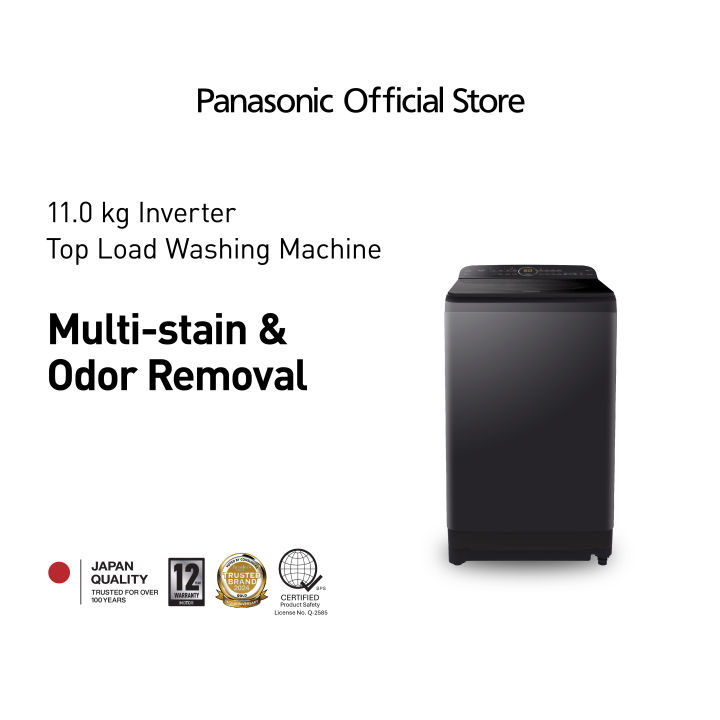 Panasonic NA-FD11X1BRM 11 kg Top Load Fully Automatic Inverter Washer ...