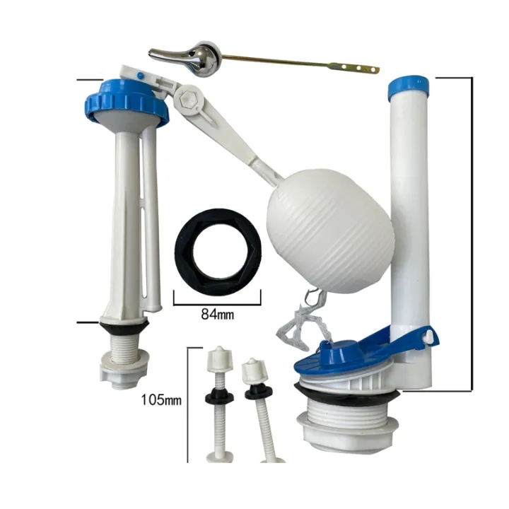 Toilet Flush Valve Tank Fittings Inlet Valve Float Ball Valve Universal Lever | Lazada PH