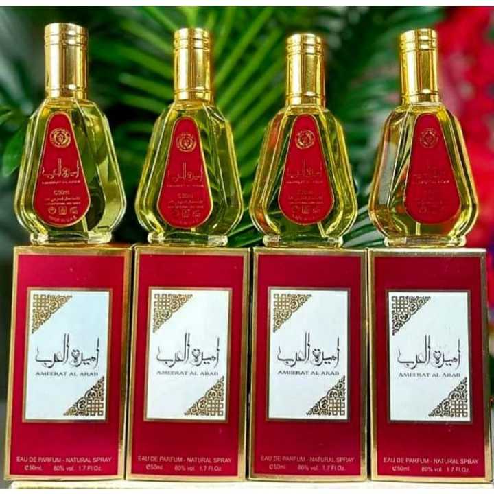 AMEERAT AL ARAB RED EAU DE SPRAY 50ML AMEERAT AL ARAB PINK ORIGINAL ...