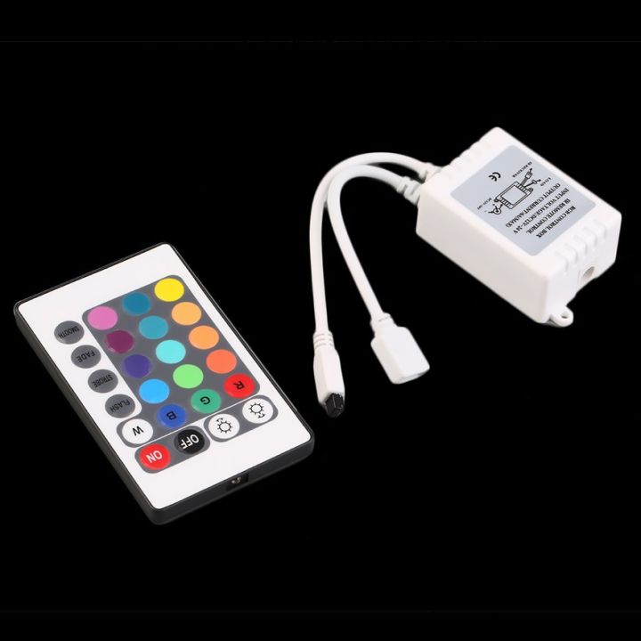 OSMAN 24 Key IR Remote Controller Box AC/DC 12V For LED RGB 5050/3528 ...