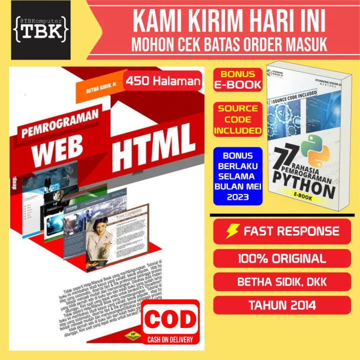 BUKU PEMROGRAMAN WEB DENGAN HTML | Lazada Indonesia