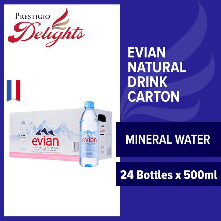 Evian Natural Mineral Water 500ml (1 Carton) | Lazada Singapore