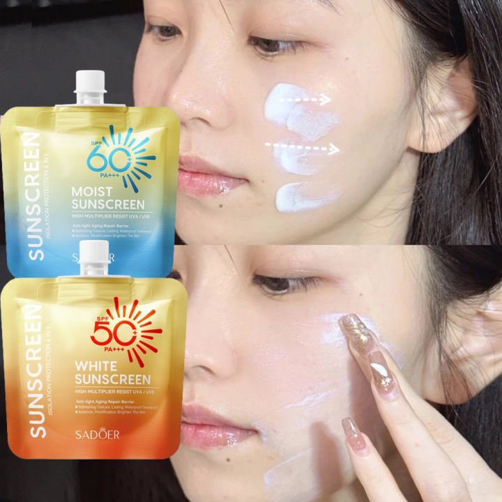 Sunscreen for face spf 50/ spf 60 whitening Solar sun block for face ...