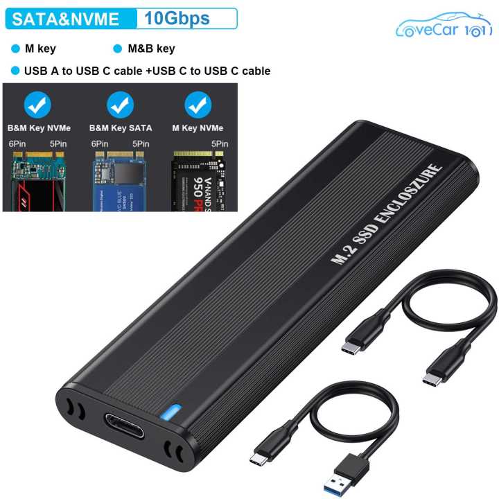 Solid-State Drive Enclosure 10Gbps M.2 NVMe กล่องภายนอกกล่องเครื่องมือ ...
