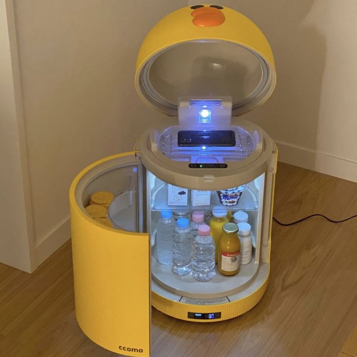 Jinge Korea direct mail ccomo mini mini refrigerator linefriends Brown ...