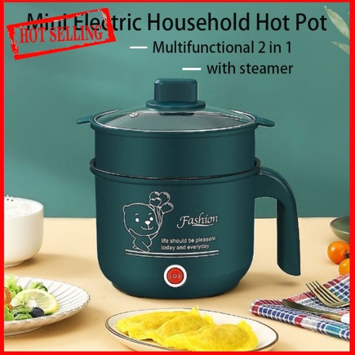 [Spot] hot selling Mini Electric Cooking Machine Household Hot Pot ...