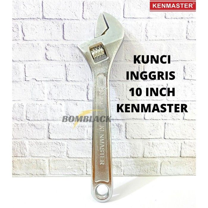 KENMASTER Kunci Inggris 10 inch 250mm Serbaguna Murah CHROME | Lazada ...