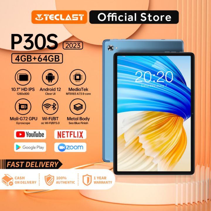 Fast send Teclast P30S Tablet PC 4+64GB 10.1 IPS FHD DIsplay ac Dual Band WIFI Version Android ...