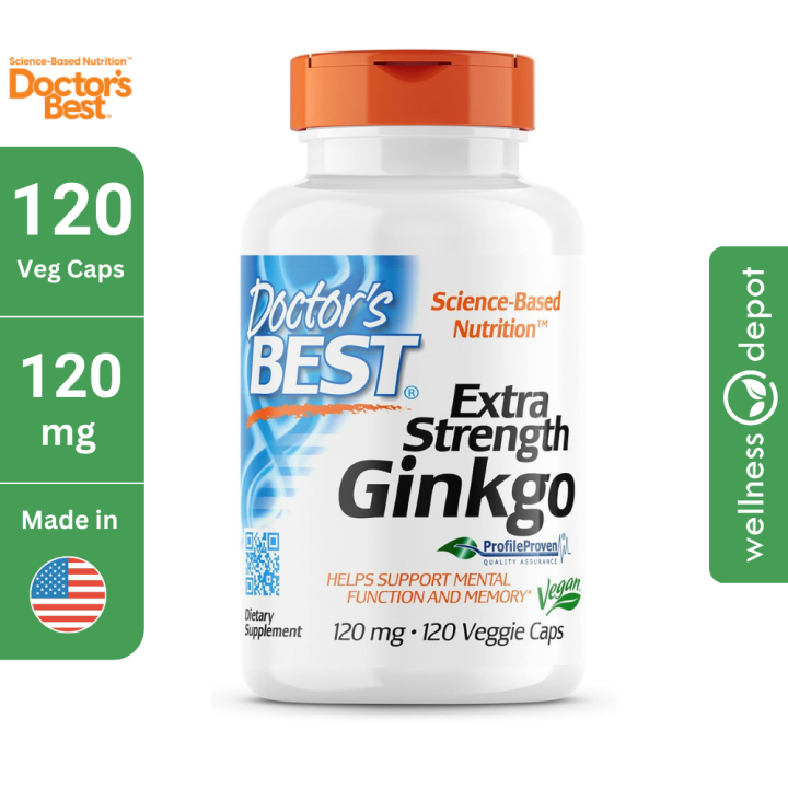 Doctor's Best, Extra Strength Ginkgo Biloba / Mental Function and ...