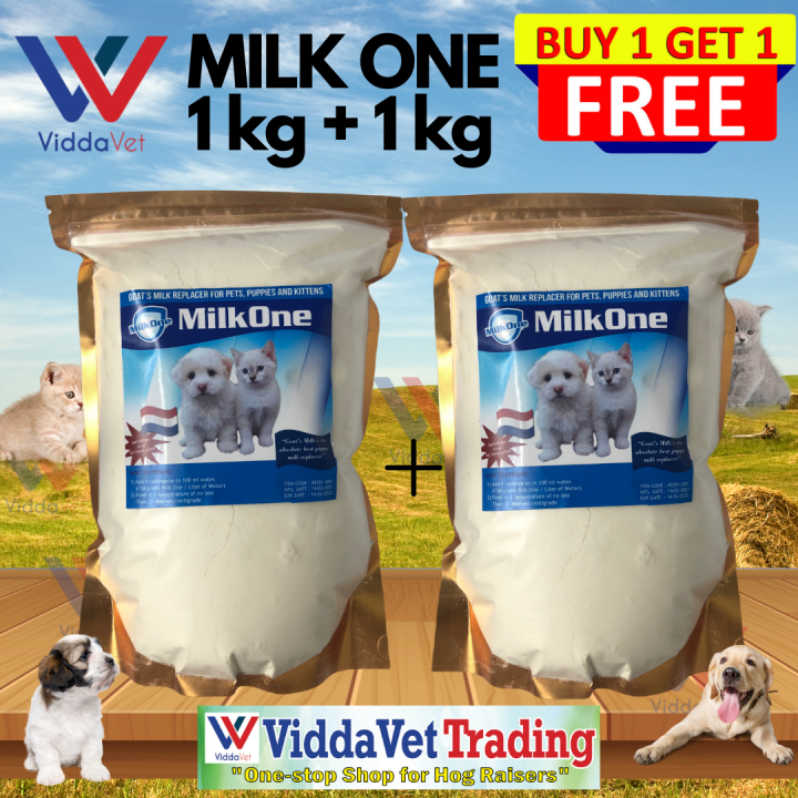 1 kg + 1 kg Milk One dog milk feeder puppy milk puppy milk replacer dog ...
