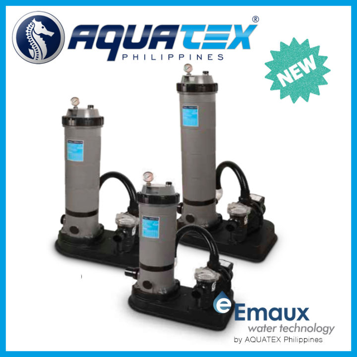 EMAUX Pool Cartridge Filter and Pool Pump Combo FSCO 0.3HP / 0.5HP / 0 ...