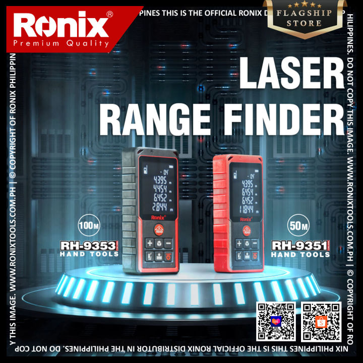 🇩🇪 Ronix RH-9353 | RH-9351 Germany Premium Quality Laser Meter 50M 100M ...