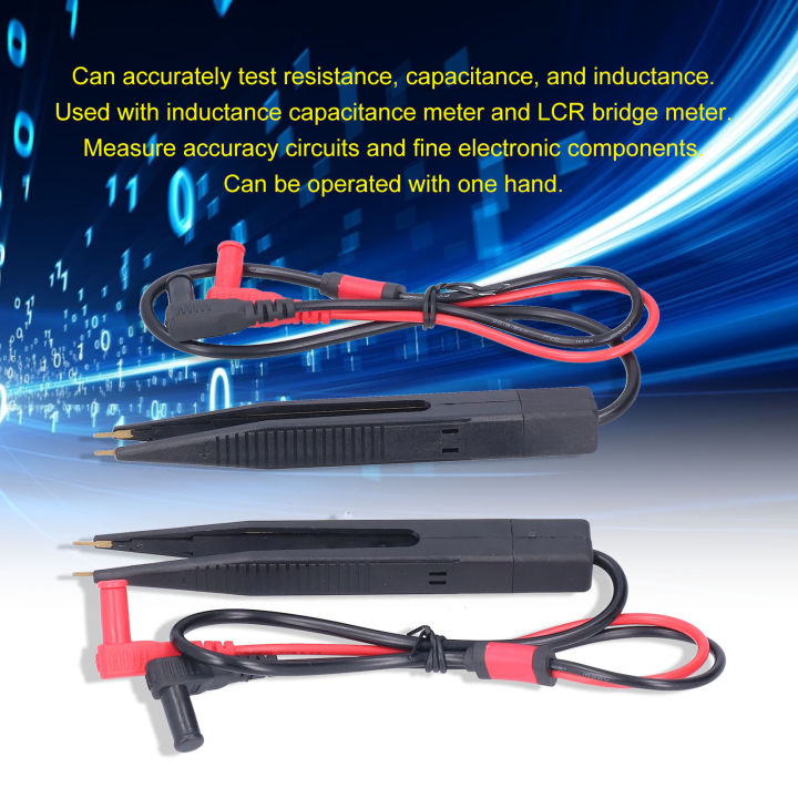 SMD Test Probe Tweezer Type LCR Test Lead for Multimeter | Lazada