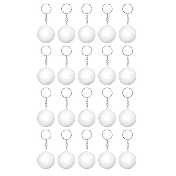 20 Pack Volleyball Ball Keychains for Party Favors,Volleyball Stress ...