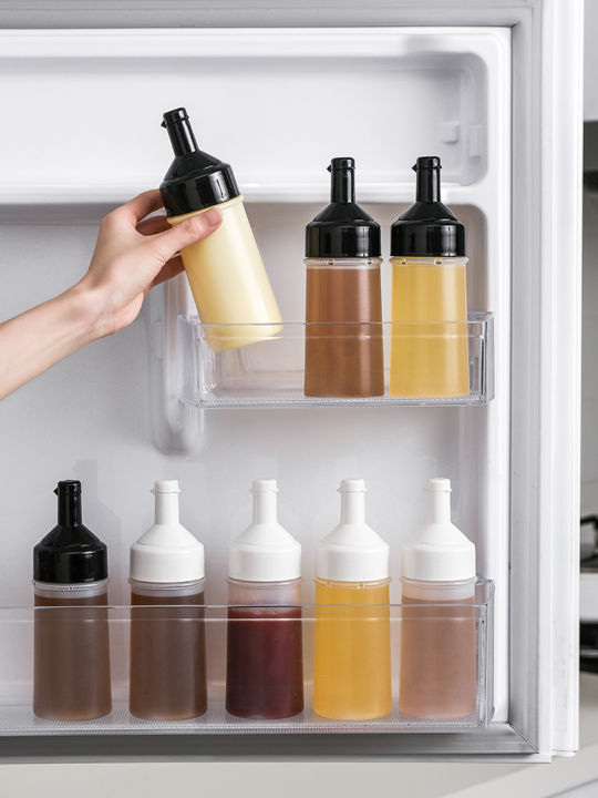 250ml Oil Bottle Squeeze Sauce Bottle Clear Bottle Ketchup Dispenser ...