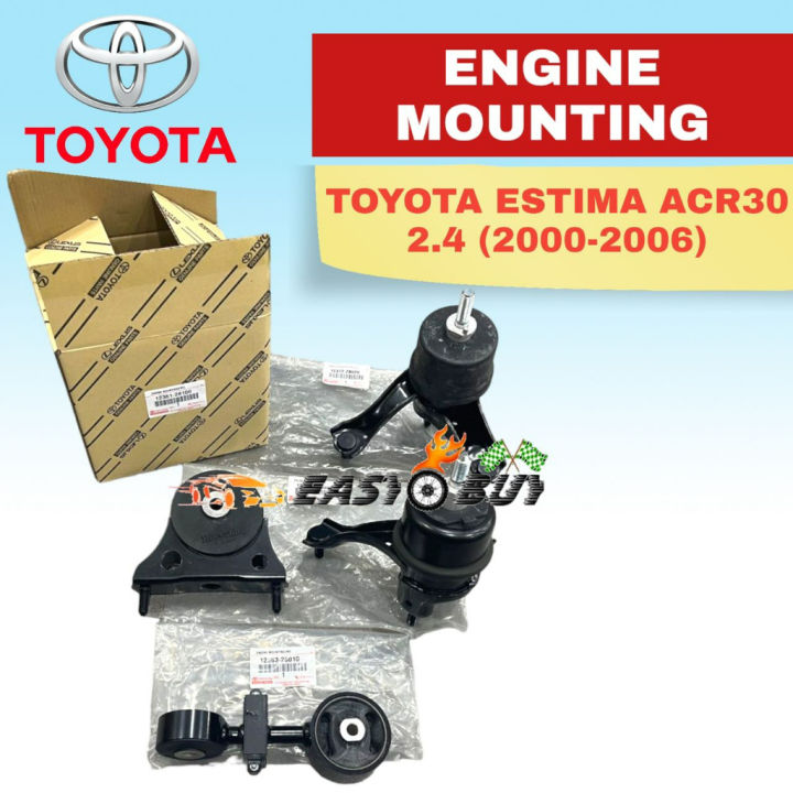 100% ORIGINAL JAPAN TOYOTA ESTIMA ACR30 2.4 (2000-2006) ENGINE MOUNTING ...
