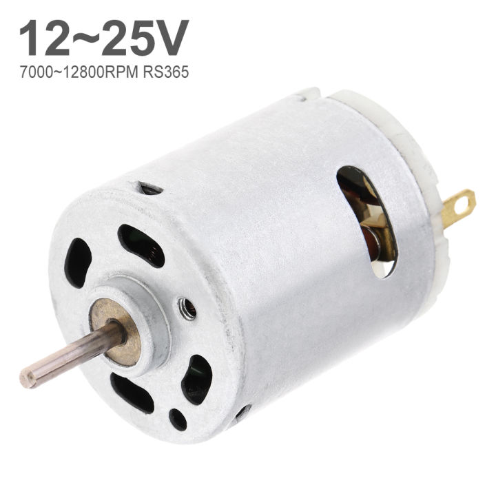 Micro RS365 DC Motor 12-25V Micromotor with Piezoresistor and Carbon ...