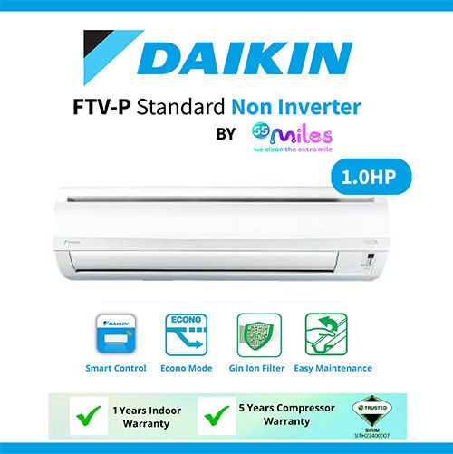 (𝐍𝐞𝐰 𝐌𝐨𝐝𝐞𝐥) Daikin 1HP, 1.5HP, 2HP, 2.5HP Standard Non-Inverter Air Conditioner | Lazada